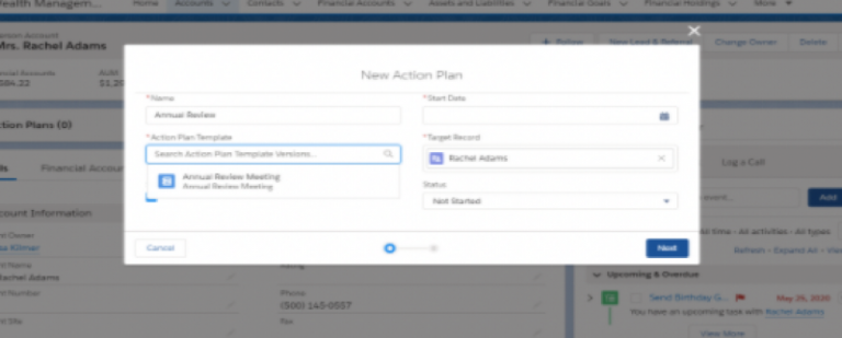 Take Salesforce FSC Action Plans to the Next Level